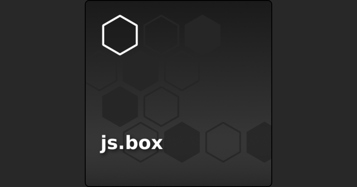 js.box - Profile | .box